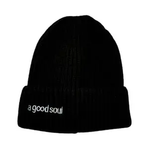 A GOOD SOUL Aura Shift Beanie - Black