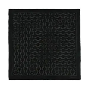 Givenchy 4g Monogram Pocket Square - Black
