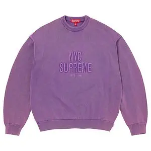 Supreme Overdyed Raised Sweater