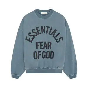 Fear Of God Campus 90's Crewneck Sweatshirt - Blue