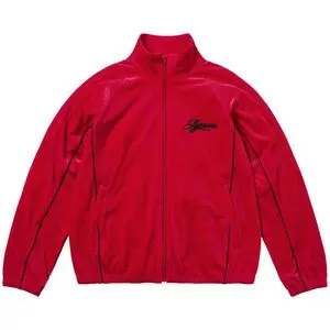 Supreme Velour Mesh Track Jacket - Red