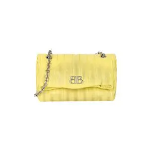 Balenciaga Monaco Quilted Small Chain Bag - Yellow