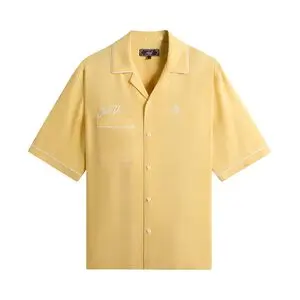 Kith Cupro Linen Short Sleeve Shirt - Yellow