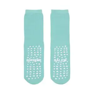 Supreme X Salem Hospital Socks - Blue