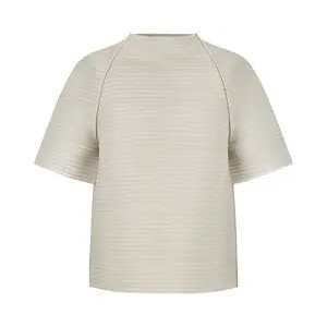 AMOMENTO Pleats Raglan Top