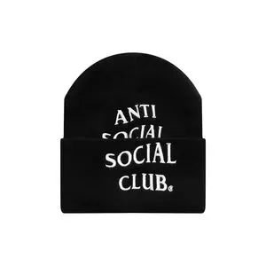 ANTI SOCIAL SOCIAL CLUB Embroidered Beanie - Black