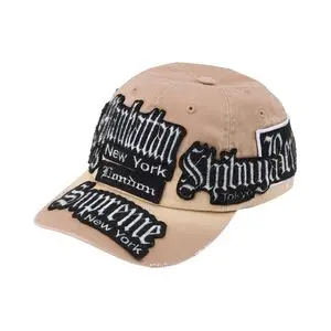 Supreme City Patches 6-panel Cap - Tan