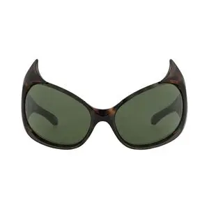 Balenciaga Shield-frame Sunglasses - Brown