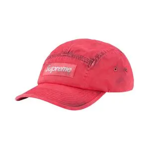 Supreme Overdyed Camp Cap - Red