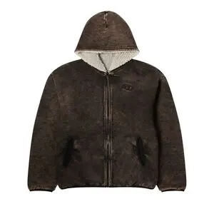 DIESEL® Reversible Hooded Zip-up Jacket