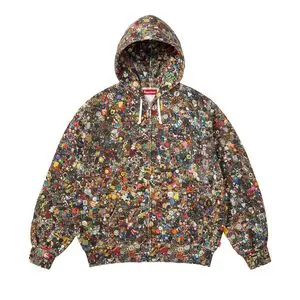Supreme X Mike Kelley Zip Up Hooded Sweatshirt