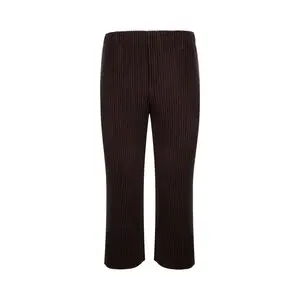 Issey Miyake Tailored Pleats Pants 'egg Plant - Black