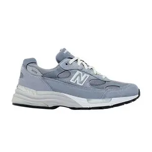 NEW BALANCE Kith X 992 Made In Usa "argon" Sneakers - Grey