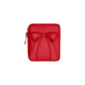 Play Comme Des Garcon Big Bow Zip Wallet - Red