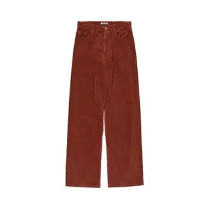 Auralee Garment-dyed Finx Corduroy Wide Leg Trousers - Brown