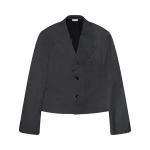 Comme Des Garçons Cropped Single Breasted Blazer
