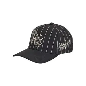 Y3 Embroidered Pinstripe Baseball Cap - Black