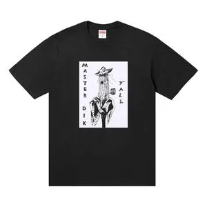 Supreme X Mike Kelley Graphic Tee - Black