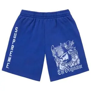 Supreme X Dj Screw Sweatshort - Blue