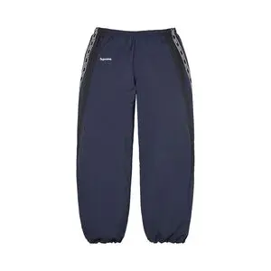 Supreme Logo Taping Track Pant - Blue