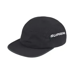 Supreme Side Zip Camp Cap - Black