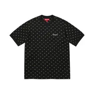 Supreme Hearts Intarsia Ringer Tee - Black