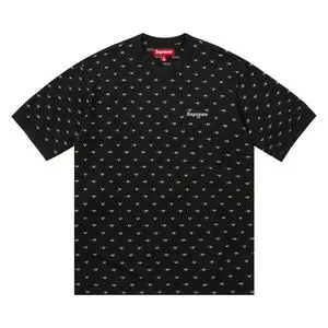 Supreme Hearts Intarsia Ringer Tee - Black
