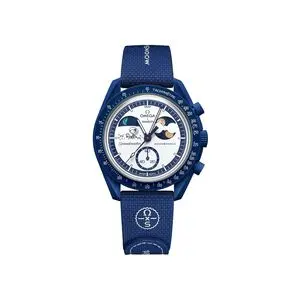 SWATCH X Omega Bioceramic "mission To Earth" Moonswatch - Blue