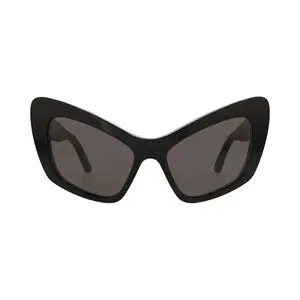 Balenciaga Cat Eye-frame Recycled Acetate Sunglasses - Black