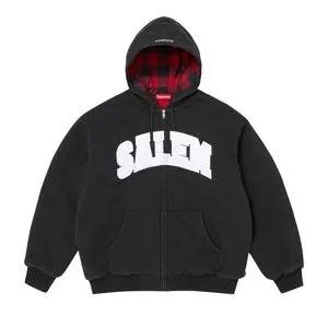 Supreme X Salem Zip Up Hooded Sweatshirt