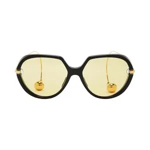 Bottega Veneta Drop Squared Sunglasses - Black