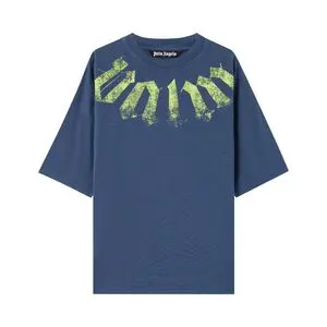 Palm Angels Big Neck Logo Loose Tee
