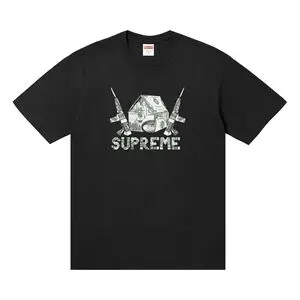 Supreme Graphic Print T-shirt - Black
