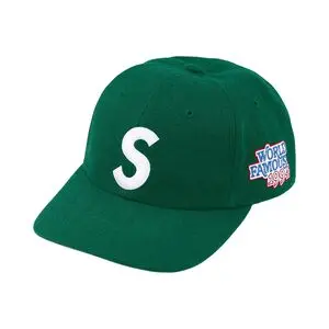 Supreme World Famous S Logo 6-panel Cap - Green