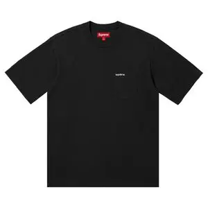 Supreme Short-sleeve Pocket Tee - Black