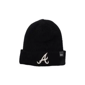 New Era Atlanta Braves Cashmere Knit Beanie - Black