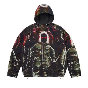 Supreme Hooded Raglan Jacket - Multicolor