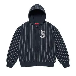 Supreme Devil's Logo Zip Up Hooded Sweatshirt