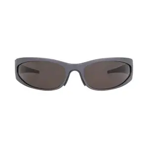 Balenciaga Shield-frame Aluminum Sunglasses