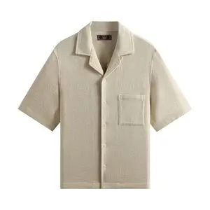Kith Soft Woven Cropped Beckham Shirt - Tan