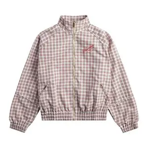 WILLY CHAVARRIA Ruff Rider Track Jacket Plaid - Red