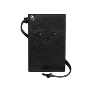 Balenciaga Le City Card Holder Keyring - Black