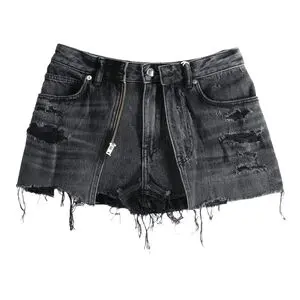 Alexander Wang Distressed Double Layered Denim Pants
