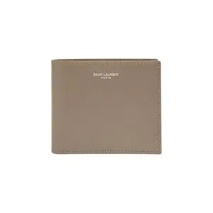 Saint Laurent East West Wallet 'plaza Taupe - Tan