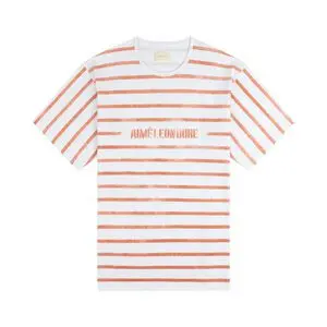 Aimé Leon Dore Striped Crewneck T-shirt - Red