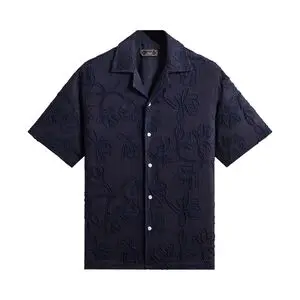 Kith Corded Floral Thompson Camp Collar Shirt - Black