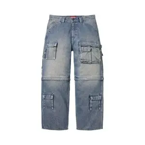 Supreme Zip-off Utility Denim Pants - Blue