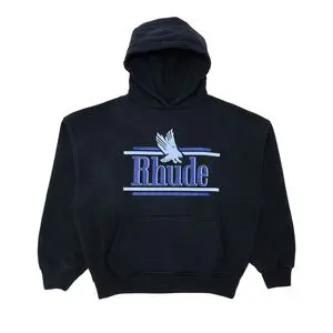Rhude Rossa Hoodie - Black