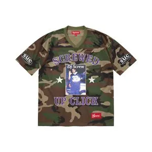 Supreme X Dj Screw Woodland Camo Jersey