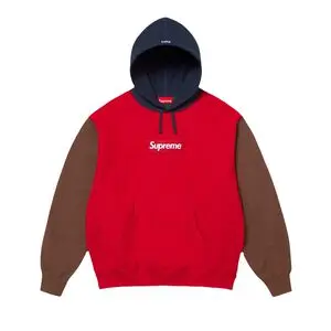 Supreme Box Logo Hooded Sweatshirt - Red